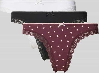 Jake*s Casual String aus Baumwoll-Mix im 3er-Pack