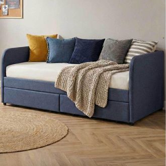 Emob Lit banquette Spector - 90 x 200 cm - Avec tiroirs de rangement