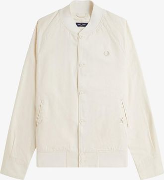 Fred Perry Leichter Blouson aus Baumwolle und Lyocell mit Logo-Stickerei in
