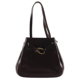 Bally Pre-owned Cuir sacs-main - Femme - Pre-owned - Brun - Taille: ONE Size