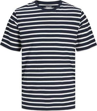 Jack & Jones Jjeorganic T-Shirt Basique SS O-Neck Noos, Bleu Marine (Navy Blazer 1), S Homme