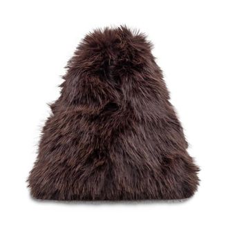 Msgm Msgm, Femme, Sacs, Brun, Taille: ONE Size Small Faux Fur Handbag