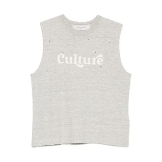 Golden Goose T-shirt Roberta - Femme - Tops - Gris - Taille: 38 FR