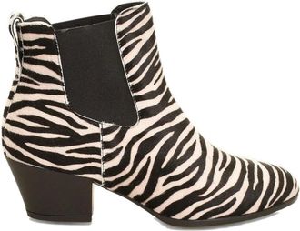 Hogan bottines imprim&eacute;es z&egrave;bre - Noir