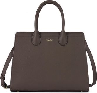 Carlheim Nora Genuine Leather Satchel Handbag (Brown)