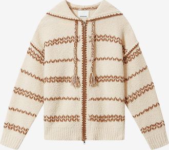 Isabel Marant Cardigan Rolian - Homme - &Eacute;cru-bronze - Taille XS - Isabel Marant