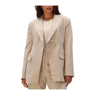 Minus MSWelma Blazer - - Jackets - Damen - Beige - S