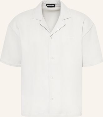 Pegador Pegador Resorthemd Troy Comfort Fit Mit Plissees grau