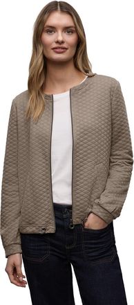 Street One Damen Zipper Jacke mit Struktur