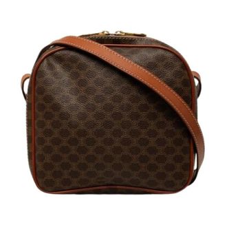 Celine Pre-owned Sac bandouli&egrave;re vintage en toile - Femme - Pre-owned - Brun - Taille: ONE Size