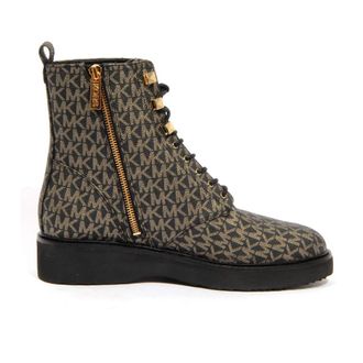 Michael Kors Anfibio Haskell Schwarz/Gold Bootie - - Shoes - Damen - Schwarzk - 37 EU