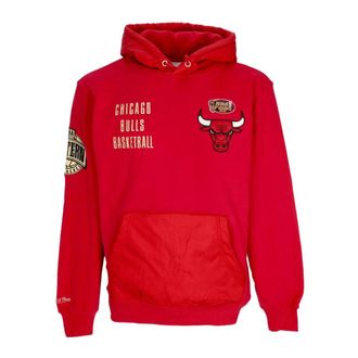 Mitchell & Ness Chicago Bulls Vintage Logo Hoodie - - Sweatshirts & Hoodies - Herren - Rot - L