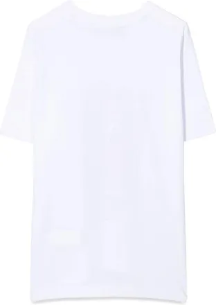Dsquared2 Logo & Leaf Print T-Shirt - White