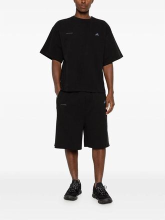 adidas Cotton Track Shorts - Black