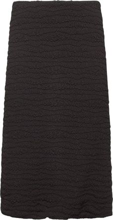 Jil Sander Femme, Jupes, Brun, Taille: 36 FR Jupe Marron Mi-Longue, Coupe D&eacute;contract&eacute;e