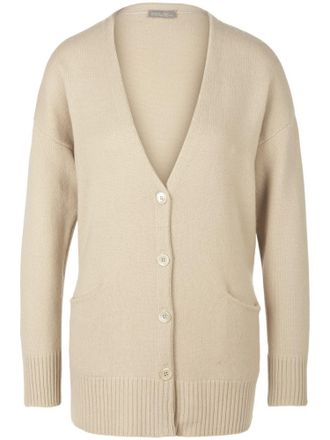 Peter Hahn Strickjacke aus Schurwolle und Kaschmir Peter Hahn beige