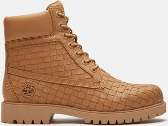 Timberland Textured Premium 6-Inch Boot f&uuml;r Herren in Beige, Herren, Beige, Gr&ouml;&szlig;e