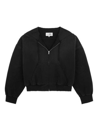 Maison Margiela Sweat &agrave; capuche en coton Mm6 Maison Margiela