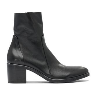 Strategia Femme, Chaussures, Noir, Taille: 40 EU Bottines Noires en Cuir Élégantes