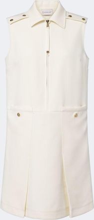 Moncler Robe chemise en laine vierge