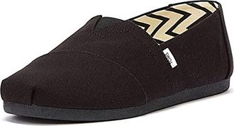 Toms Alpargata Cotton Canvas Mens Black/Black Espadrilles-UK 11 / EU 45