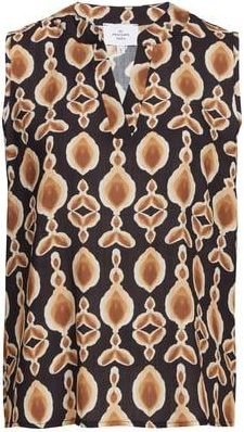 Au Printemps Paris Tunique imprim&eacute;e sans manches