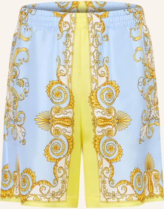 Versace Seidenshorts blau