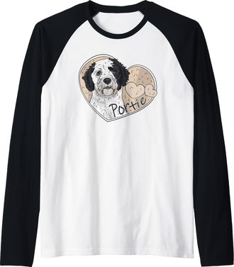 Creativemotions Portugiesischer Wasserhund - Portie Raglan