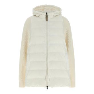 Brunello Cucinelli Damen, Jacken, Wei&szlig;, XSGr&ouml;&szlig;e