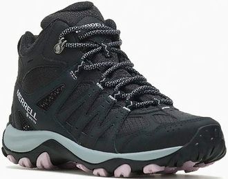 Merrell Wanderschuh MERRELL ACCENTOR 3 SPORT MID GORETEX, Damen, Gr. 37,5, schwarz, Synthetik, Textil, Schuhe Wanderschuh, wasserdicht, Topseller