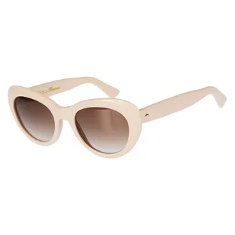 K&agrave;dor Lunettes de soleil rondes Capri New-S - Femme - Accessoires - Beige - Taille: 52 MM