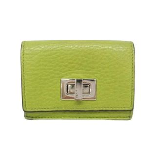 Fendi Pre-owned Portefeuille Peekaboo 8M0426 - Femme - Pre-owned - Vert - Taille: ONE Size