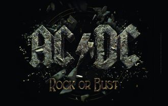 AC/DC BFBAC3 Fr&uuml;hst&uuml;cksbrettchen, Kunststoff, schwarz