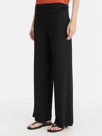 Emporio Armani Stoffhose EW004075 AF20240 UC001 Schwarz Regular Fit