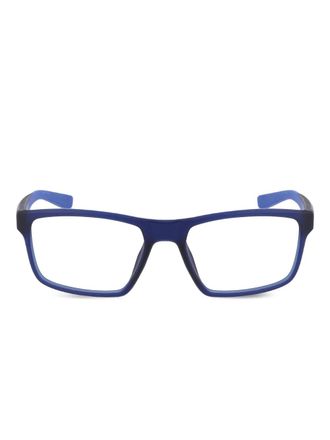 Nike lunettes de vue &agrave; monture rectangulaire - Bleu