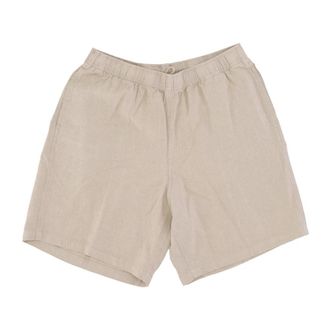Obey Leinen Kurze Hose Hafer - - Shorts - Herren - Beige - XL