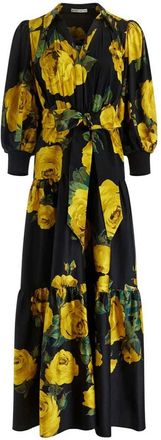 Alice & Olivia Maxi Robe - Noir