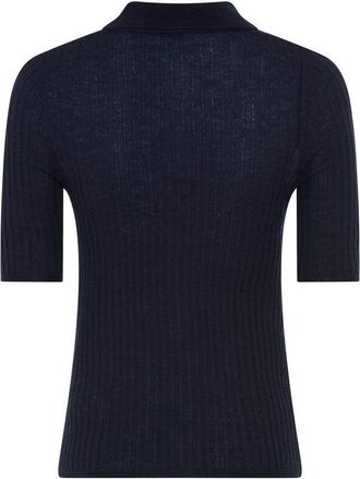 HUGO BOSS Kurzarmpullover Fugano Premium Damenmode aus Schurwollmischung