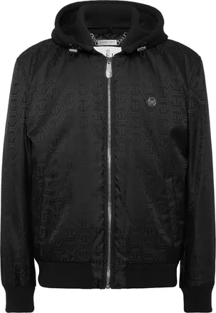 Philipp Plein Nylon Hooded Bomber