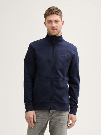 Tom Tailor Sweatshirt Strick & Sweatshirts Sweatjacke mit Stehkragen