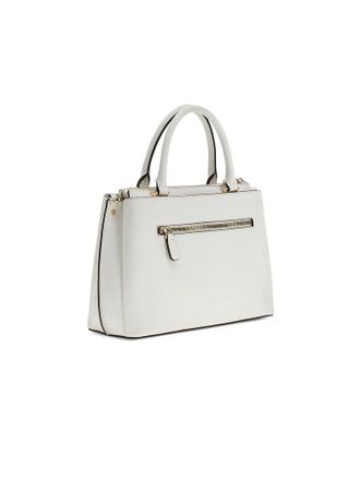Guess Womens Satchel Bag White Polyurethane - Satchel-Bags