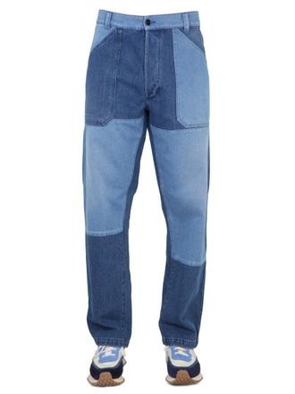 Etro Worker-Style Denim Jeans - Blue