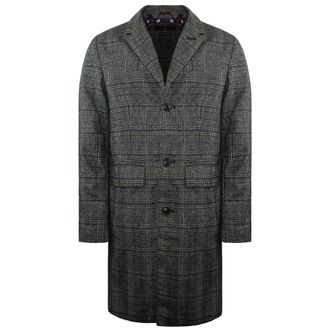 Ben Sherman Kariertes Herrenbraunes Jacket