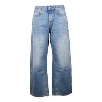 Palm Angels Homme, Jeans, Bleu, Taille: W32 5 Tasche Jeans Courbes