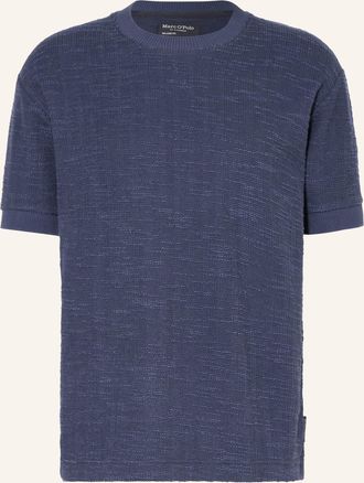 Marc O'Polo Marc Opolo T-Shirt Aus Boucl&eacute; blau