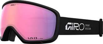 Giro Ringo Schneebrille Ski Snowboardbrille Unisize | VIVID ZEISS Scheibe, EXV Weitsicht, Anti-Fog, OTG geeignet, Helm-kompatibel | Farbe: stacked black - 