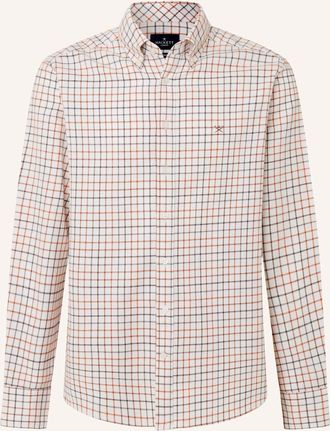 Hackett Freizeithemd Wide Tattersall orange