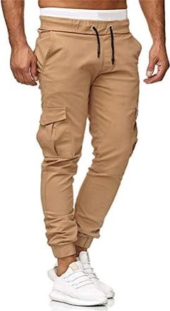 ORANDESIGNE Homme Pantalons Casual Jeans Sport Jogging Slim Fit Militaire Cargo Montagne Baggy Pants Multi Poches Pantalon Cargo Homme Casual Sport Jogging Jogger