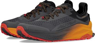 Altra Olympus 6 Trailrunning-Schuh für Herren, Schwarz/Orange, 43 EU