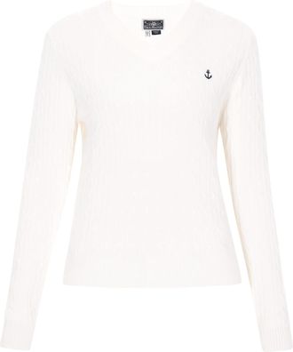 Dreimaster Dreimaster Pullover Frauen cremefarben
